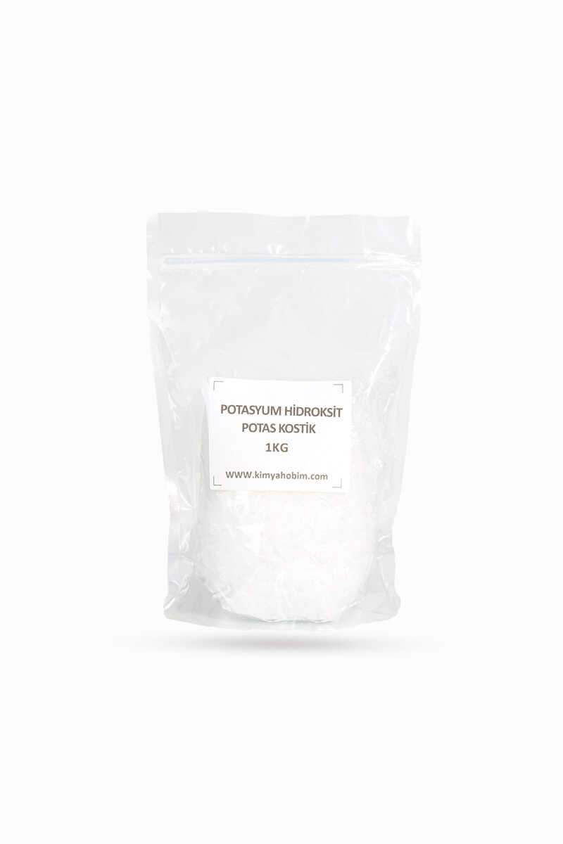Potasyum Hidroksit - Potas Kostik 1 KG Potasyum Hidroksit